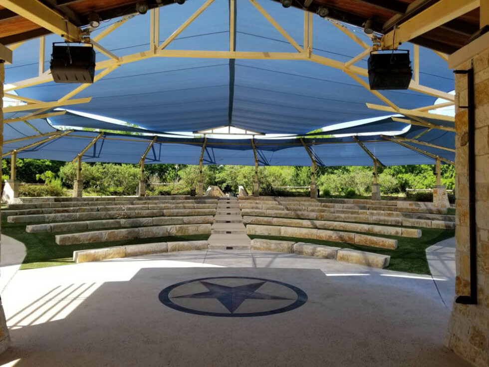 Freedom Park Amphitheater - Custom Shade Structure