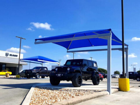 Custom Vehicle Shade Structures Installation in New Braunfels & San ...