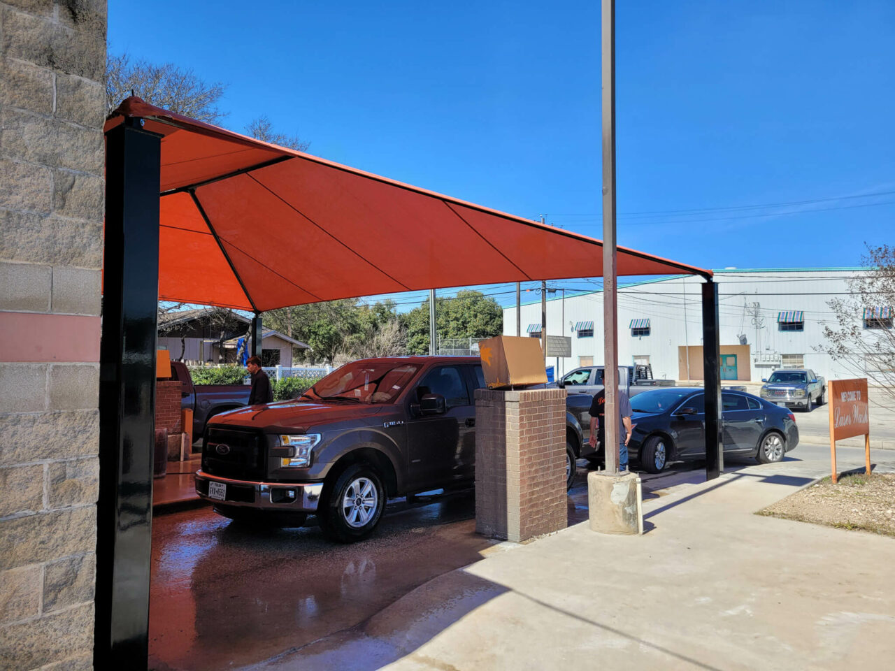 Commercial Grade Shade Structures Installation in New Braunfels & San ...